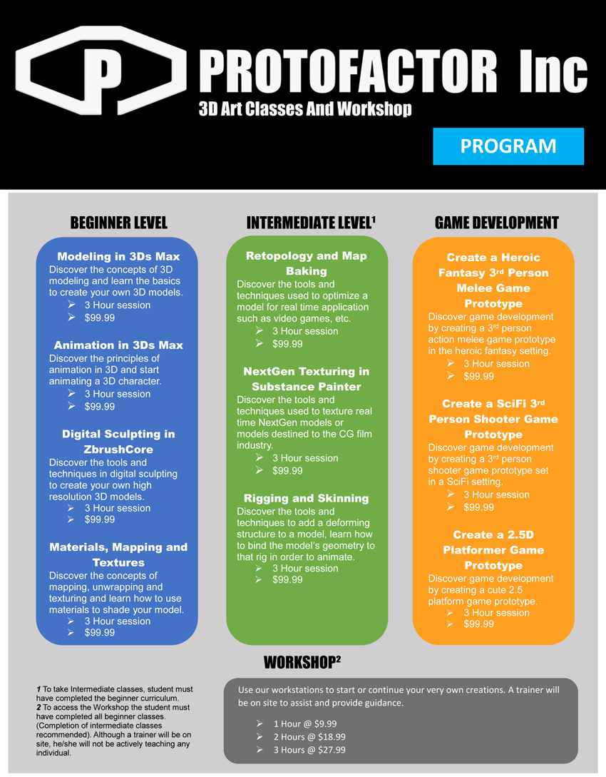 Program & Pricing – PROTOFACTOR