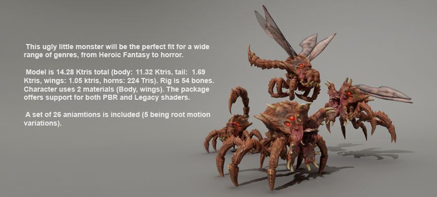 Monster Pack Vol 2 by Protofactor, Inc - Community Showcases - Unity ...