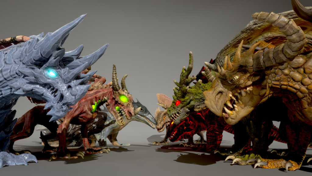 ELEMENTAL DRAGONS PACK – PROTOFACTOR