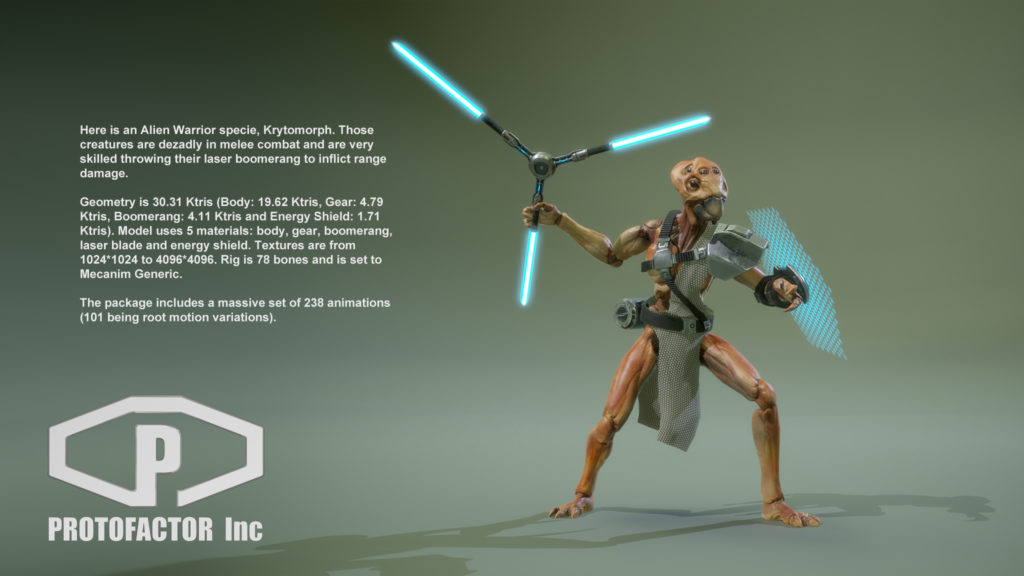 SCI FI CHARACTERS MEGA PACK VOL 1 – PROTOFACTOR