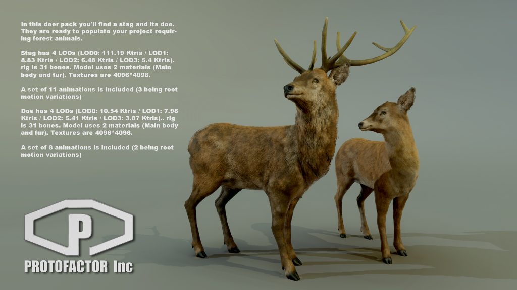 FOREST ANIMALS PACK – PROTOFACTOR
