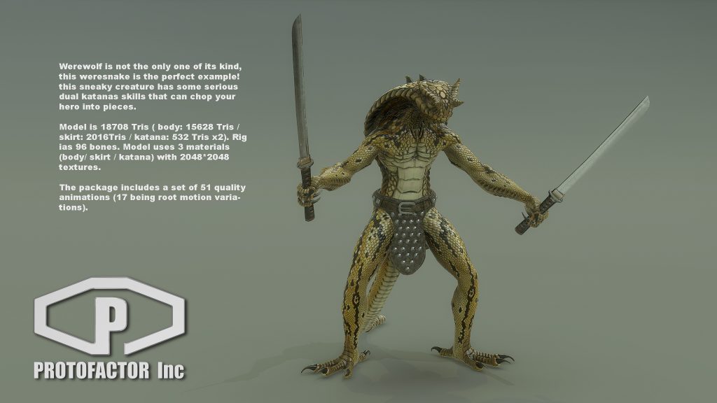 HEROIC FANTASY WERE CREATURES PACK – PROTOFACTOR