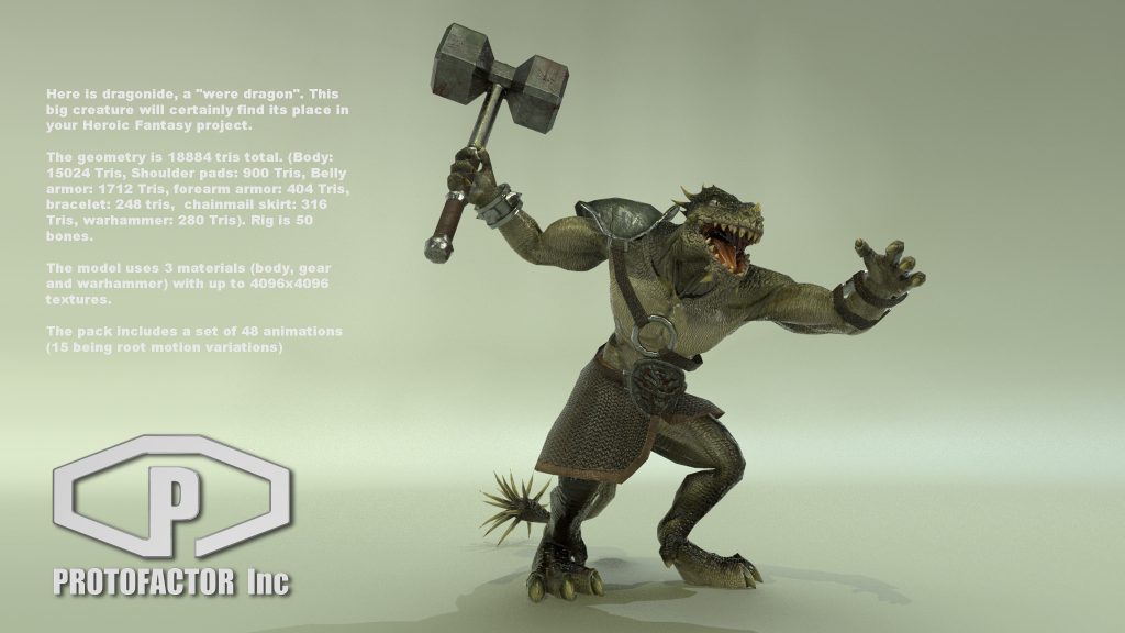 HEROIC FANTASY: LIZARD CREATURES – PROTOFACTOR