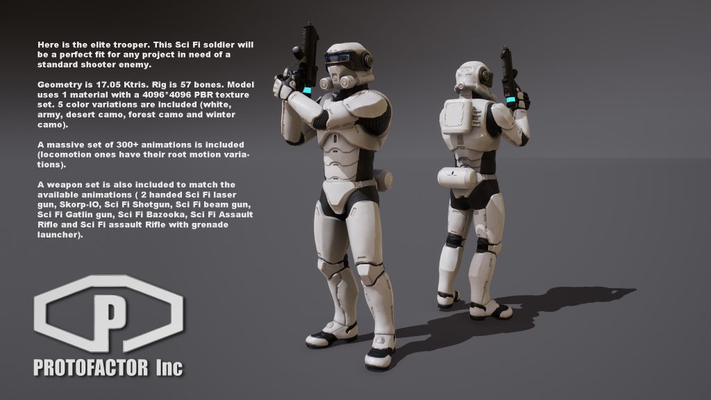 SCI FI CHARACTERS MEGA PACK VOL 2 – PROTOFACTOR