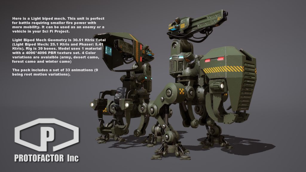 LIGHT BIPED MECH – PROTOFACTOR