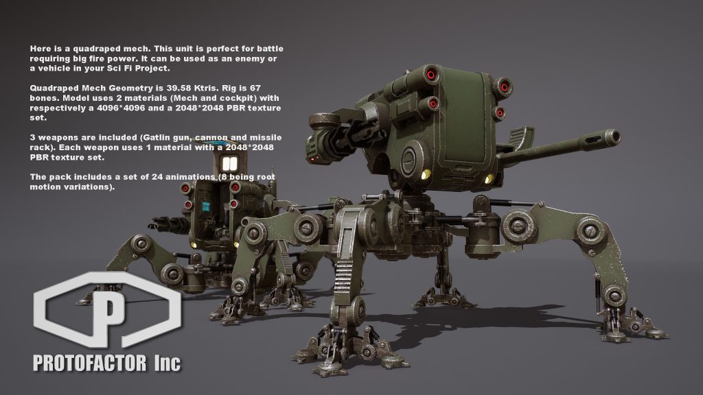 QUADRAPED MECH – PROTOFACTOR