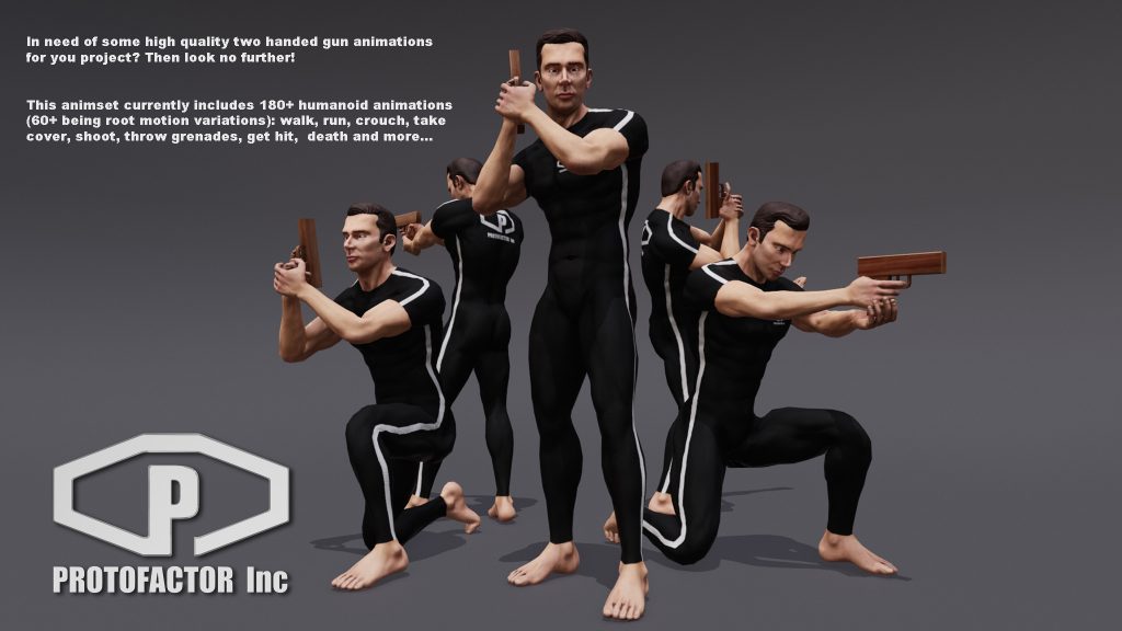 ANIMSET: 2 HANDED GUN – PROTOFACTOR