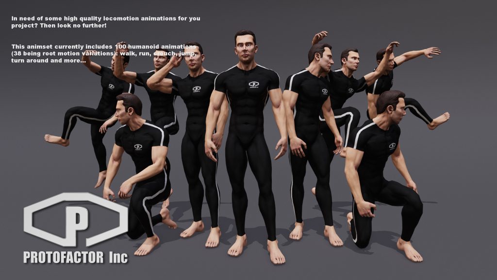 ANIMSET: BASIC LOCOMOTION – PROTOFACTOR