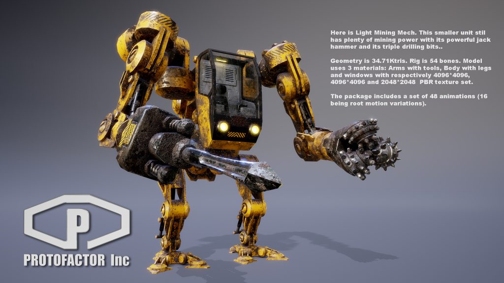 LIGHT MINING MECH – PROTOFACTOR