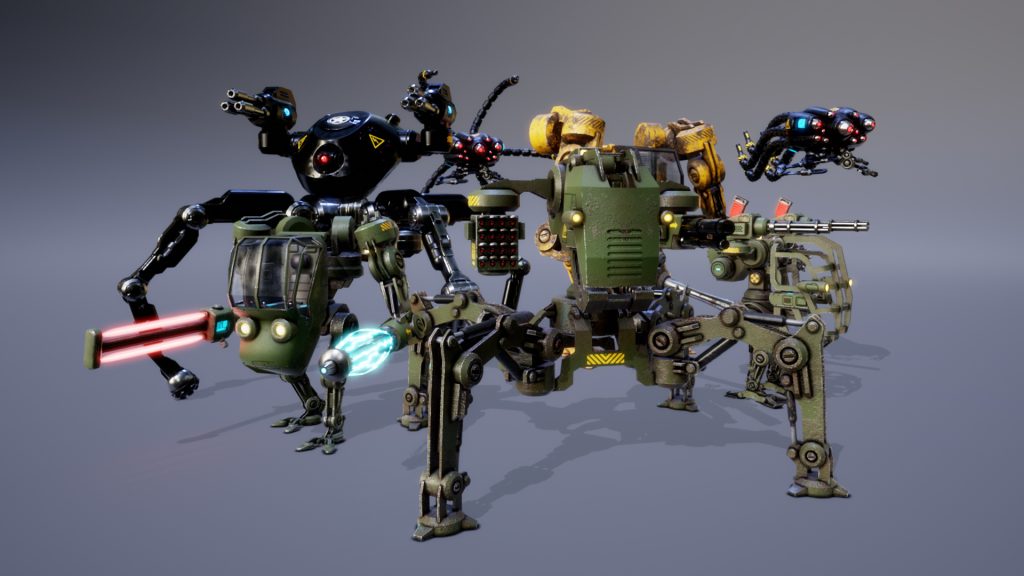 SCI FI ROBOTS PACK VOL 3 – PROTOFACTOR