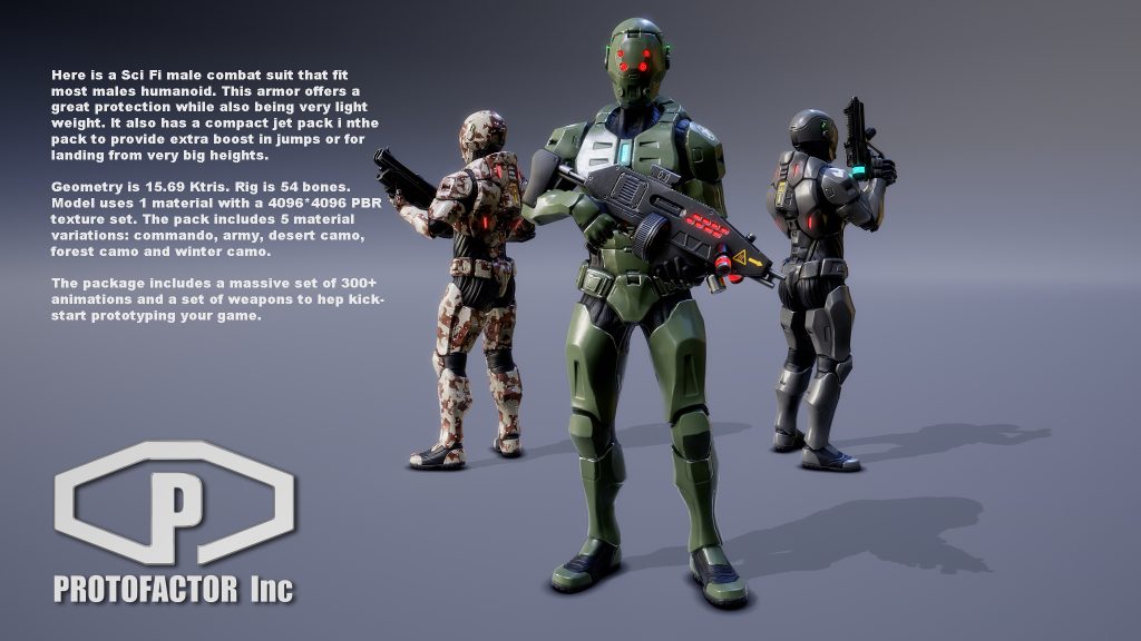 SCI FI CHARACTERS MEGA PACK VOL 3 – PROTOFACTOR