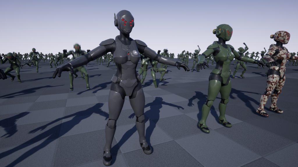 SCI FI FEMALE COMBAT SUIT – PROTOFACTOR