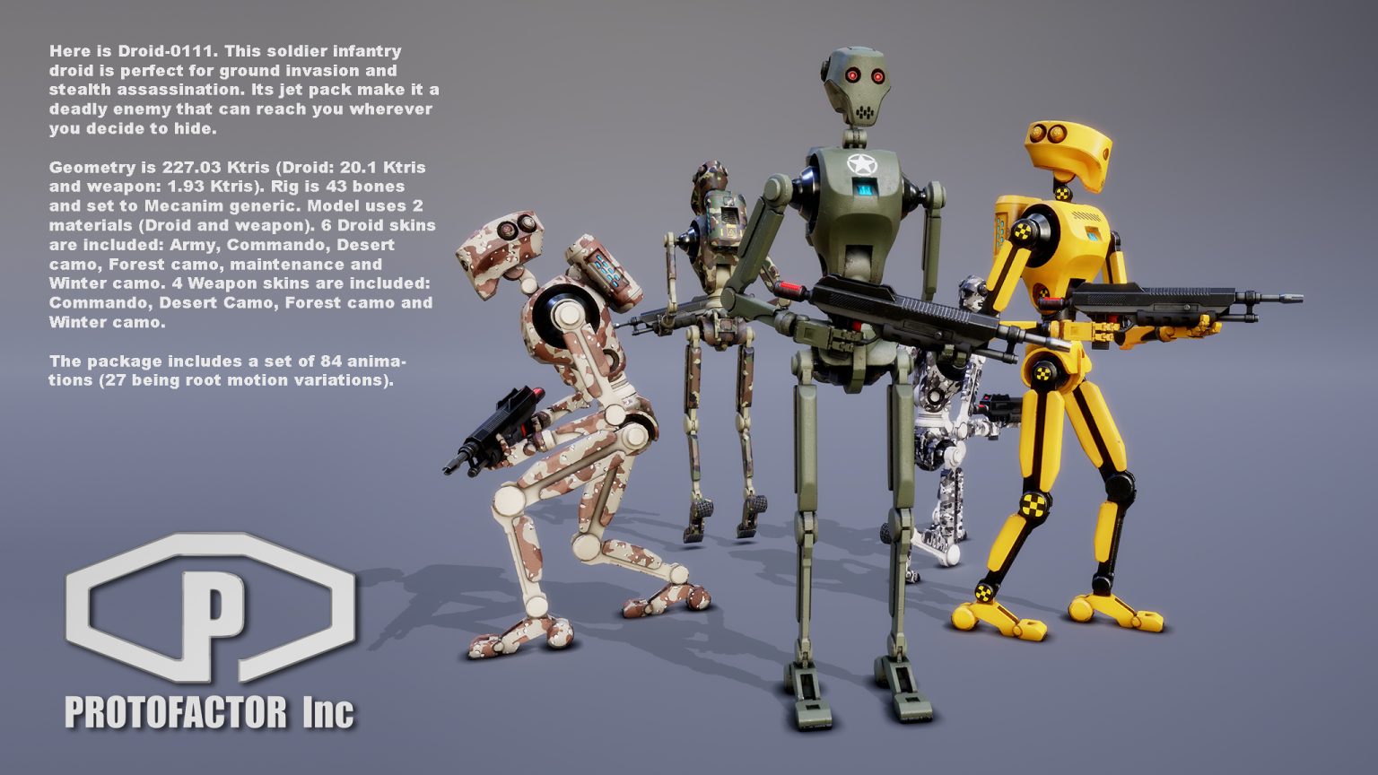 SCI FI CHARACTERS MEGA PACK VOL 3 – PROTOFACTOR